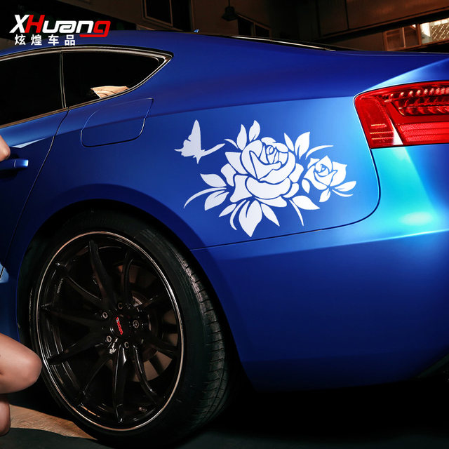 Dielianhua car body stickers scratch blocking decorative car stickers ...