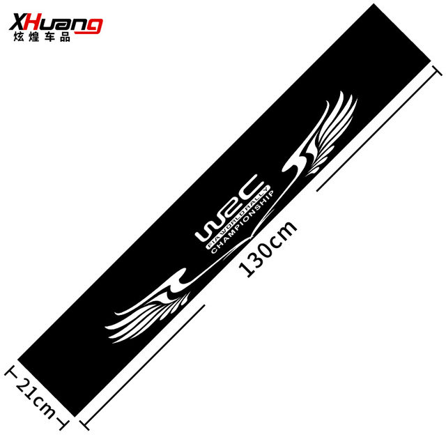 Car personalized reflective front and rear fender stickers, rear glass ...