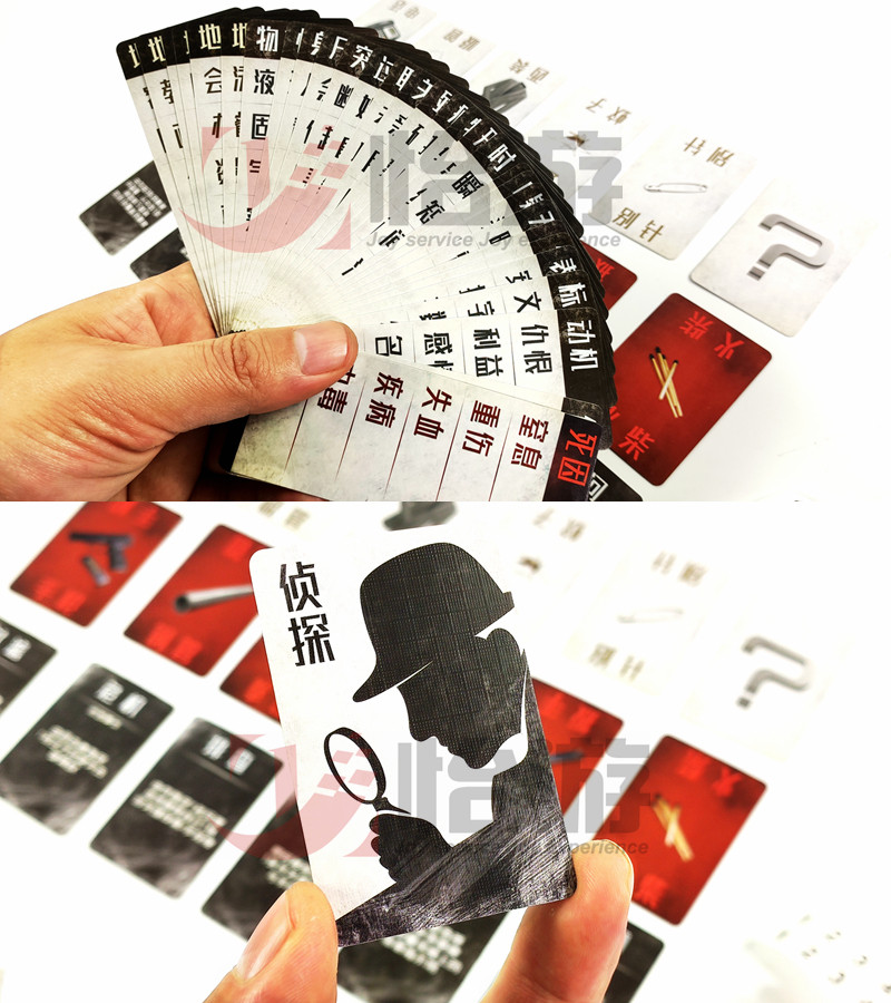 Crime Scene Board Game Set with Detective Strategy Reasoning