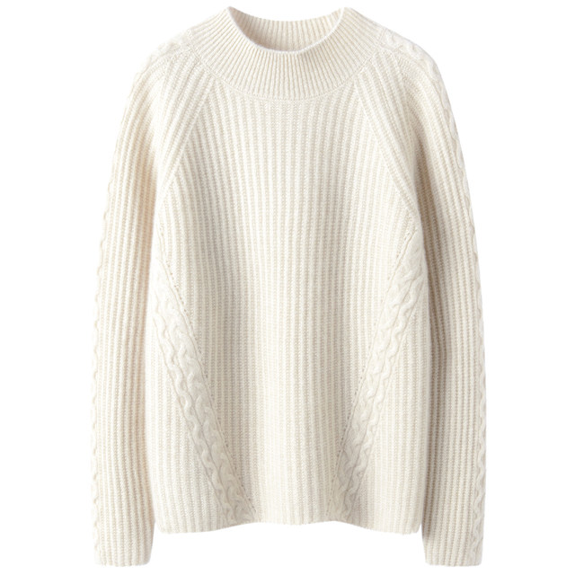Exquisite from the inside out~thick cashmere sweater for women 100 pure ...