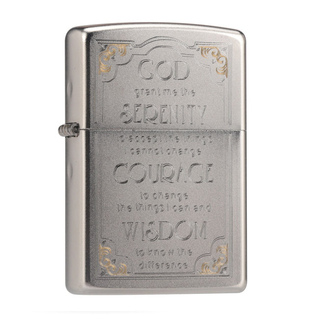 Coal oil lighter Zippo genuine windproof depinity 205 matte warning ...