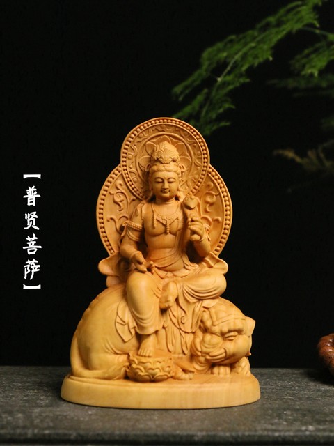 Bulze woodcarving Buddha statue of the four major bodhisattva solid ...