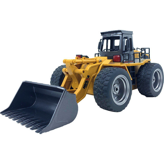 Large remote control alloy forklift rechargeable children's loader four ...