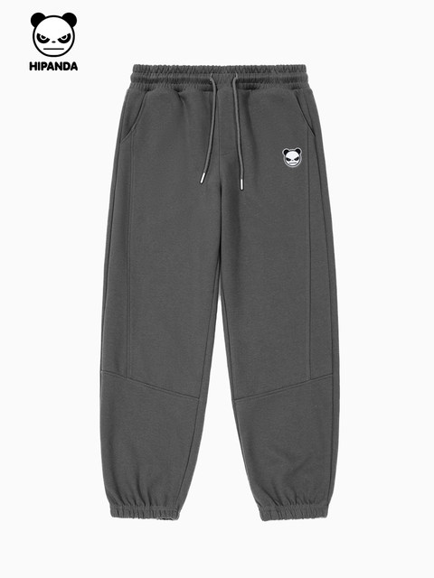 Hipanda Hello Panda Loose Lace-Up Basic Jogger Pants 2025 Spring and ...