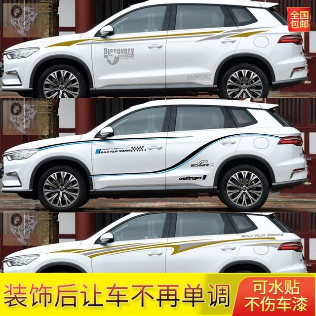 Suitable for BYD New Energy Song Pro car stickers, car color strips ...