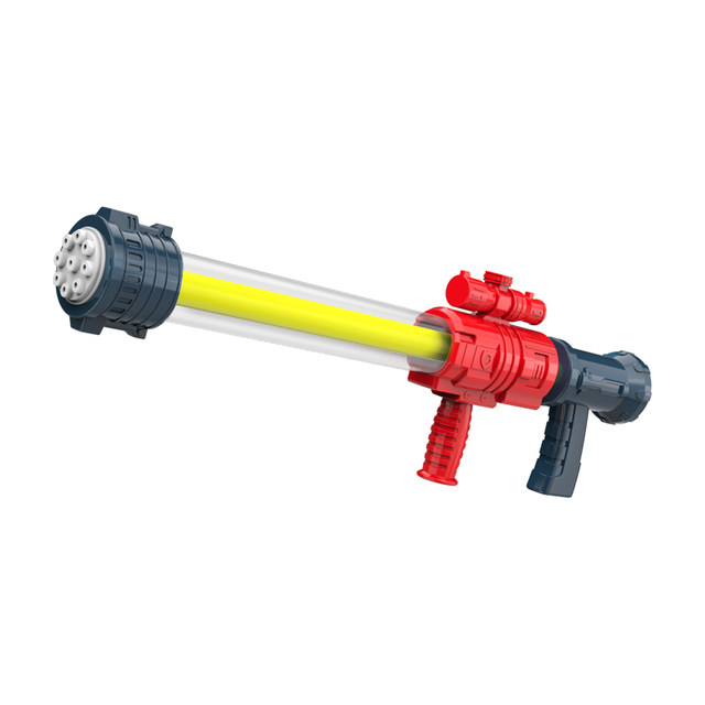 Water gun toy children's water spray pull-out Gatling rafting water ...