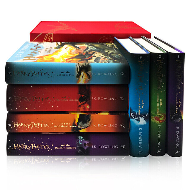 English original Harry Potter hardcover deluxe collector's edition set ...
