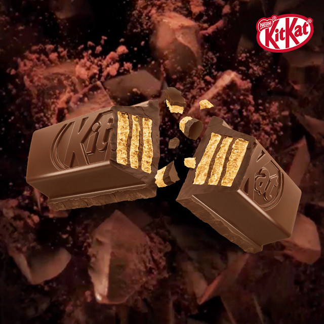 Nestlé Qiqiao Kitkat Black Chocolate Paper Pack 120g (Cocoa Fat)