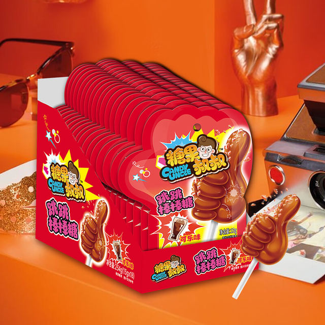Uncle Candy Jumping Lollipop Coke Flavor 13g*18 pieces Children's Day ...