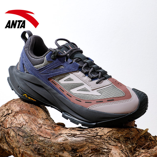 ANTA sneakers men's trail hiking winter running shoes anti-sand and stone wear-resistant non ...