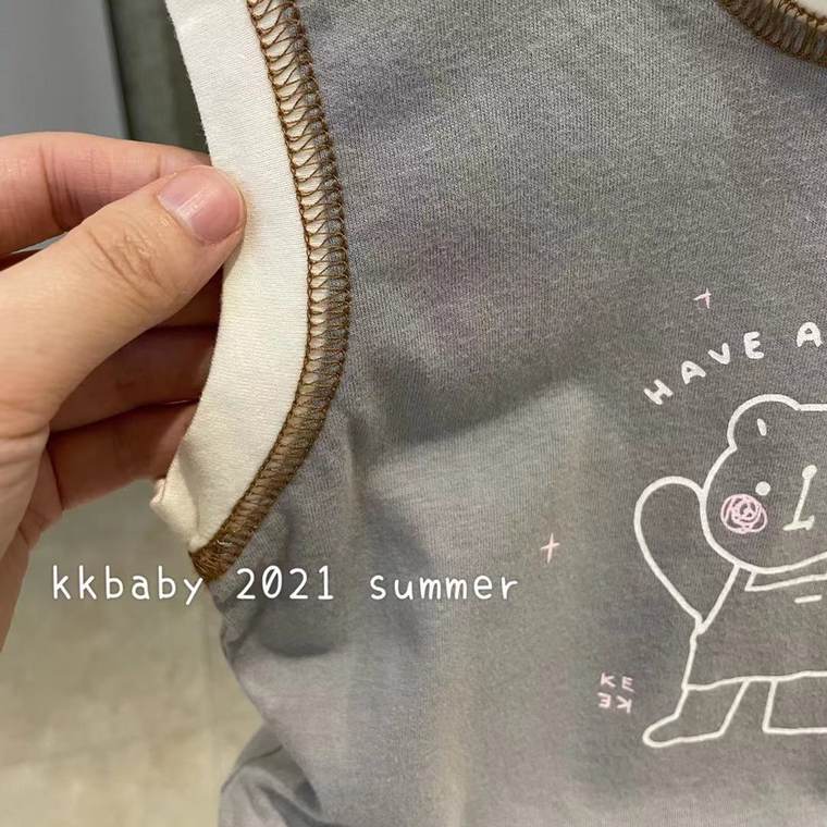 kkbaby Korean style children's clothing 21 spring boys and girls pure ...