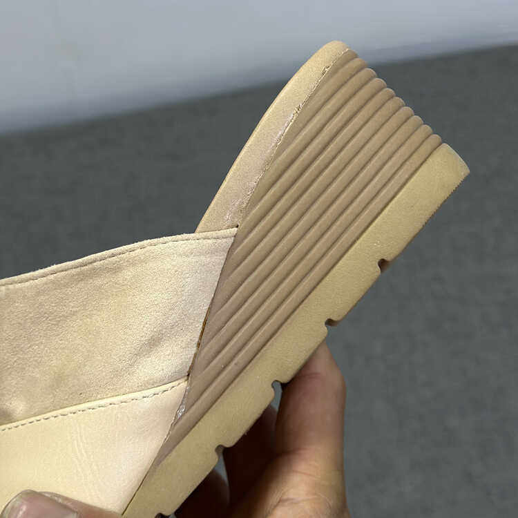 Foreign trade wedge slippers for women to wear outside 2024 new ...