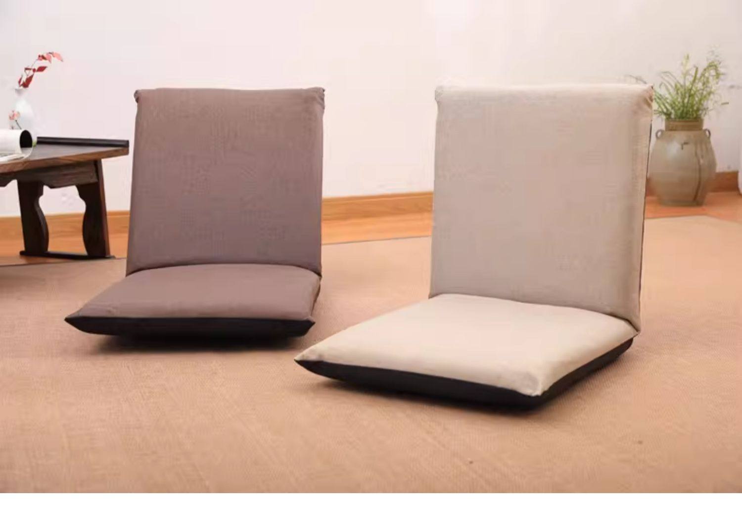 Japanese-Style Lazy Sofa Balcony Recliner Bed Legless Backrest Leisure ...