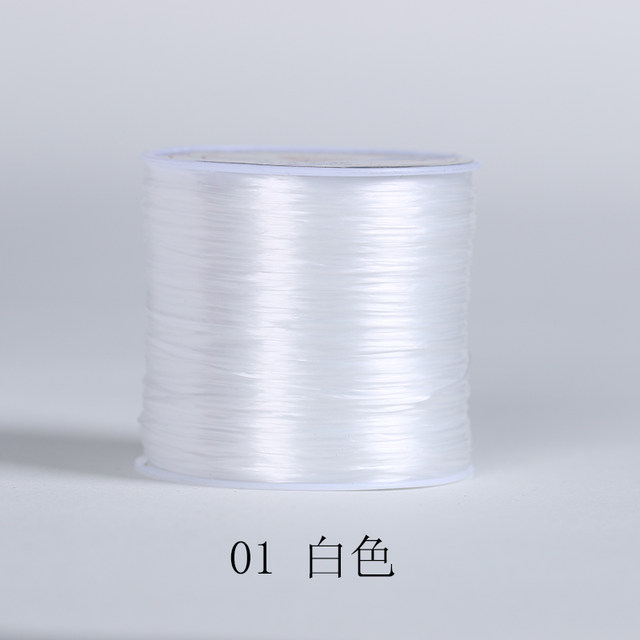 Imported elastic thread bracelet rope with crystal beads, rubber band ...