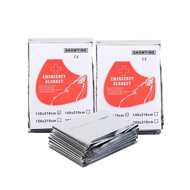Emergency insulation blanket, outdoor emergency rescue blanket, thickened outdoor mountaineering ...