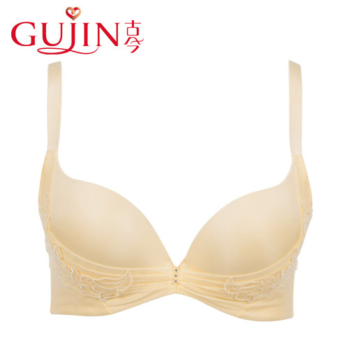 GUJIN Ancient and Modern Counter Genuine Women's Bra with Steel Rings ...