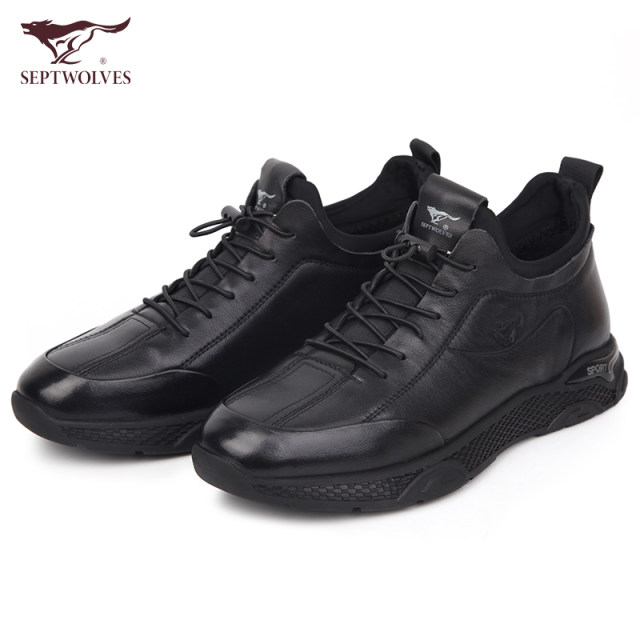 Seven wolf men's shoes in winter new velvet warm and comfortable header ...
