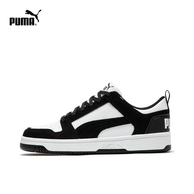 PUMA men's and women's low-top panda color matching classic retro ...