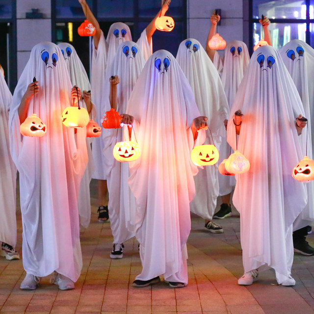 Halloween children's costumes for girls and boys cloaks, cute ghosts ...