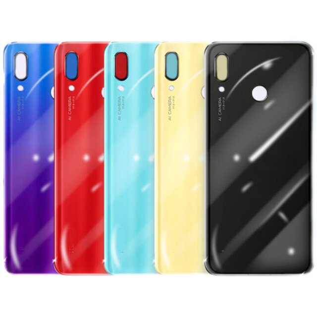 Suitable for Huawei NOVA3 back cover nova3e back shell NOVA3i battery cover glass back cover ...