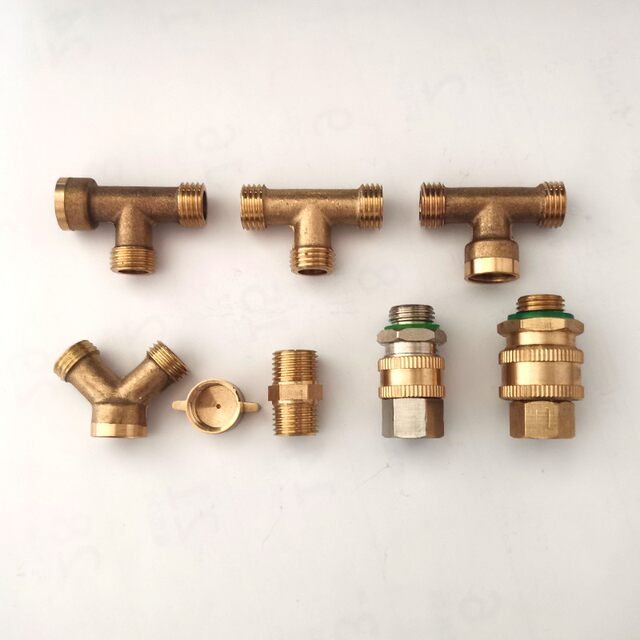 Agricultural sprayer accessories pipe joint live connection copper ...