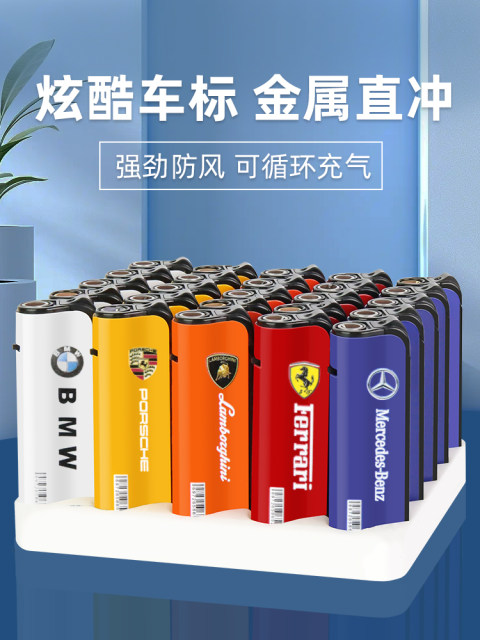 Metal windproof lighter custom advertising logo safety explosion-proof ...