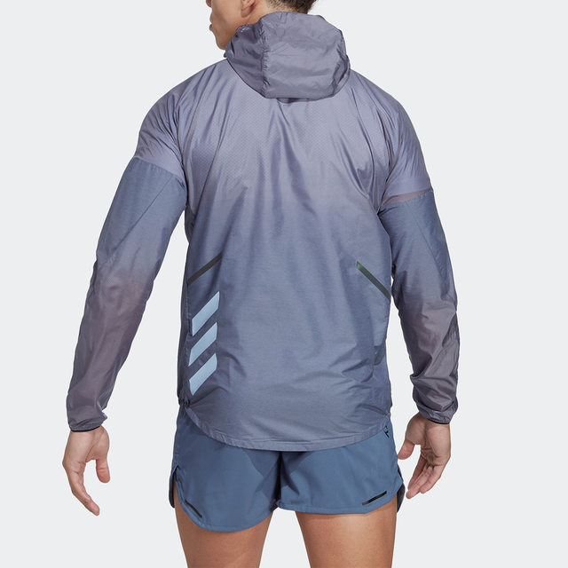 Adidas/Adidas official genuine AGRWWJ outdoor men's sports hooded jacket HT9389