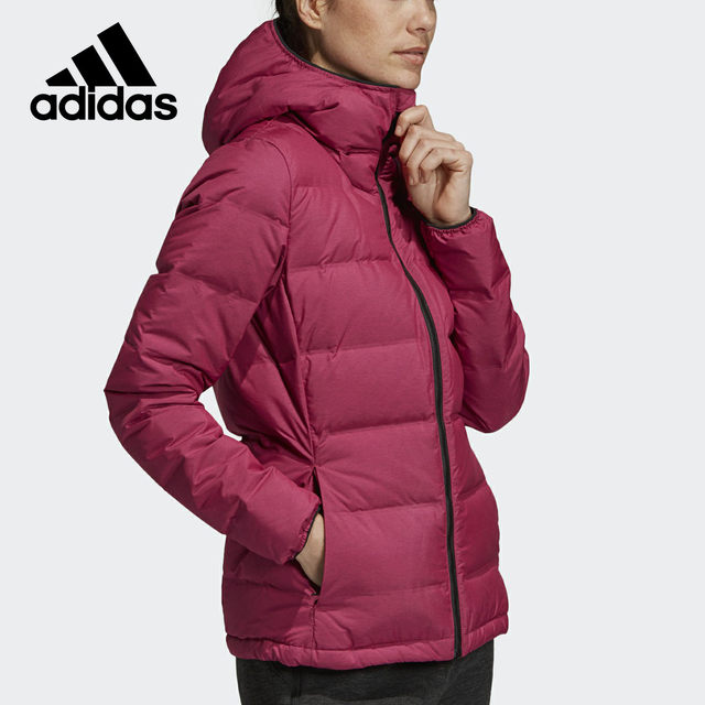 Adidas/Adidas official authentic women's winter warm fashion hooded ...