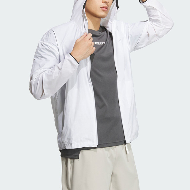 Adidas/Adidas official authentic men's outdoor sun protection and wind-resistant sports skin ...