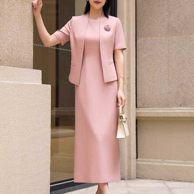 Shou Shang Ge Shi Fashion Suit Women's High-end Pink Suit Two-piece ...