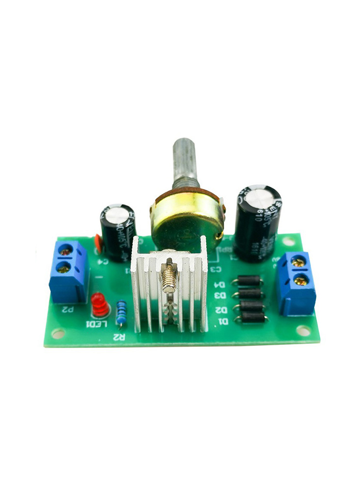 LM317 Adjustable Voltage Regulator Power Supply DIY Kit