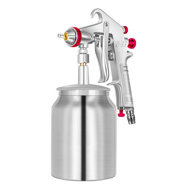 Fujiwara W-71 car paint spray gun upper pot W77 pneumatic tool high ...