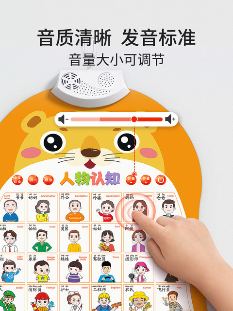 Baby audio early education wall chart infants and young children ...