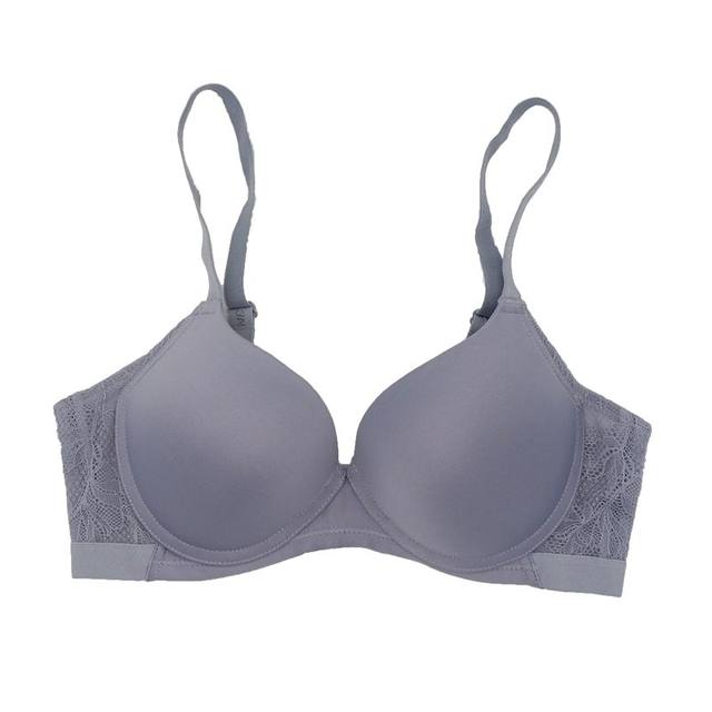 Seamless wire-free bra Korean foreign trade original single glossy thin ...
