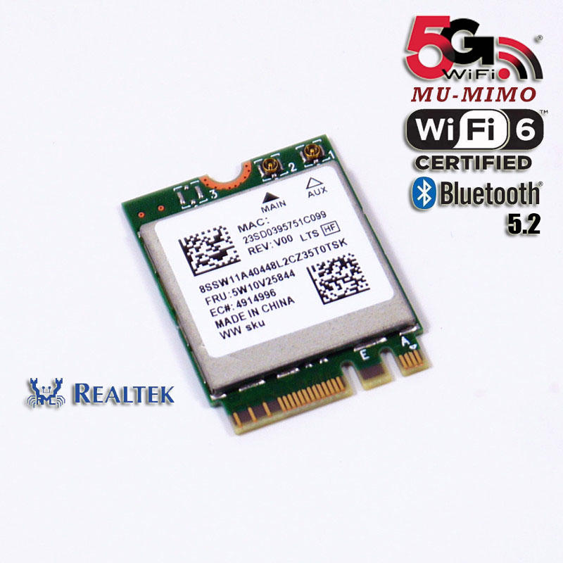 Realtek瑞昱RTL8852BE/CE内置WiFi6无线蓝牙5.3 M.2接口超千兆-淘宝网