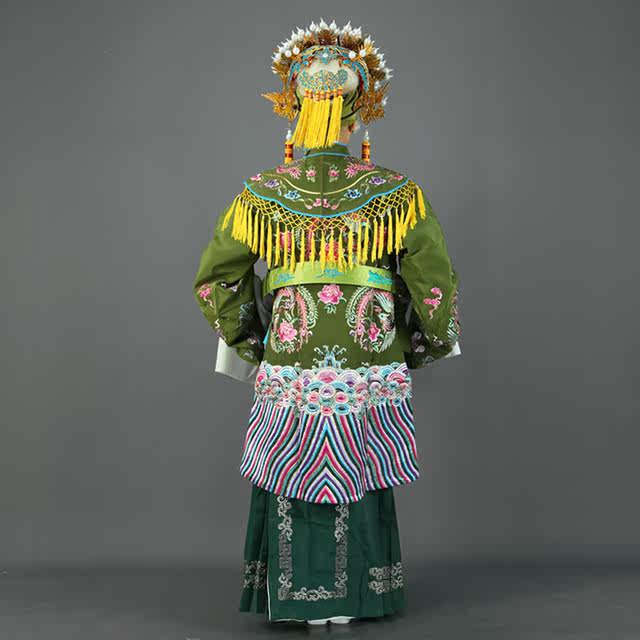 Opera Lao Dan Mang ancient costume stage performance costume phoenix ...