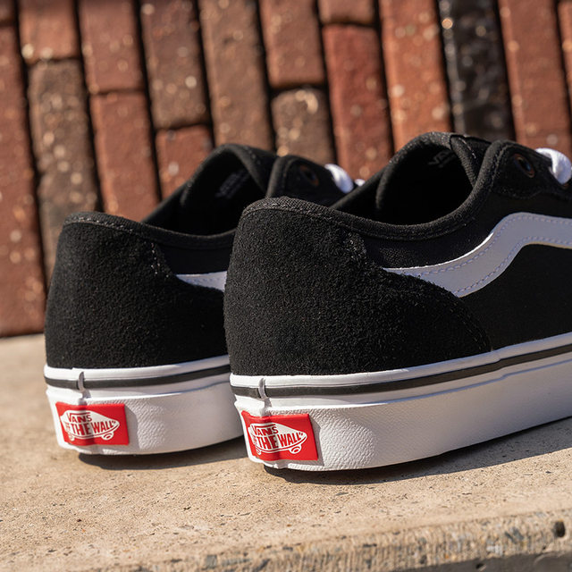 Vans official Filmore Decon black retro style breathable men's shoes ...