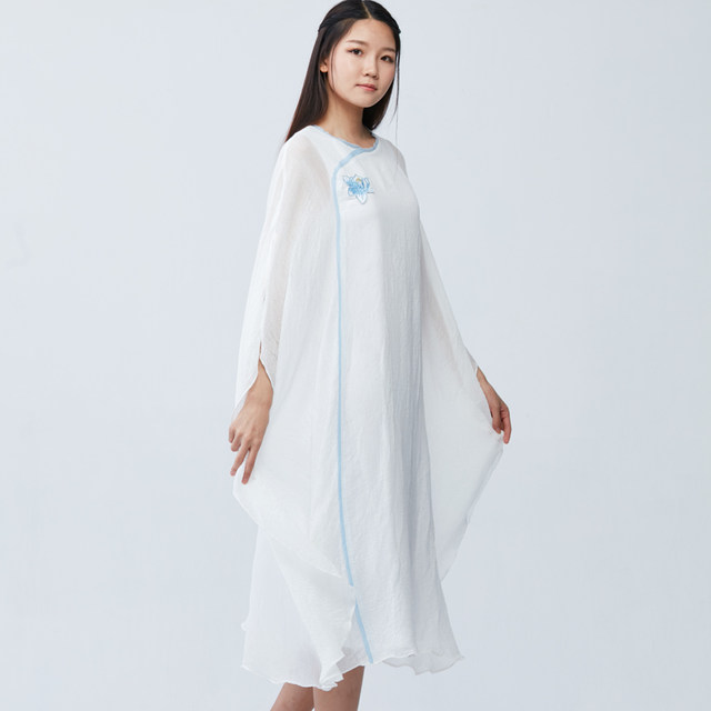 Ciyuan original Chinese style elegant Zen dance service host clothing ...