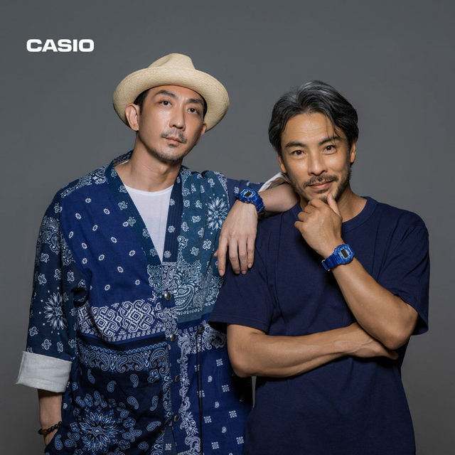 Casio flagship store G-SHOCKSUBCREW co-branded blue and white porcelain ...