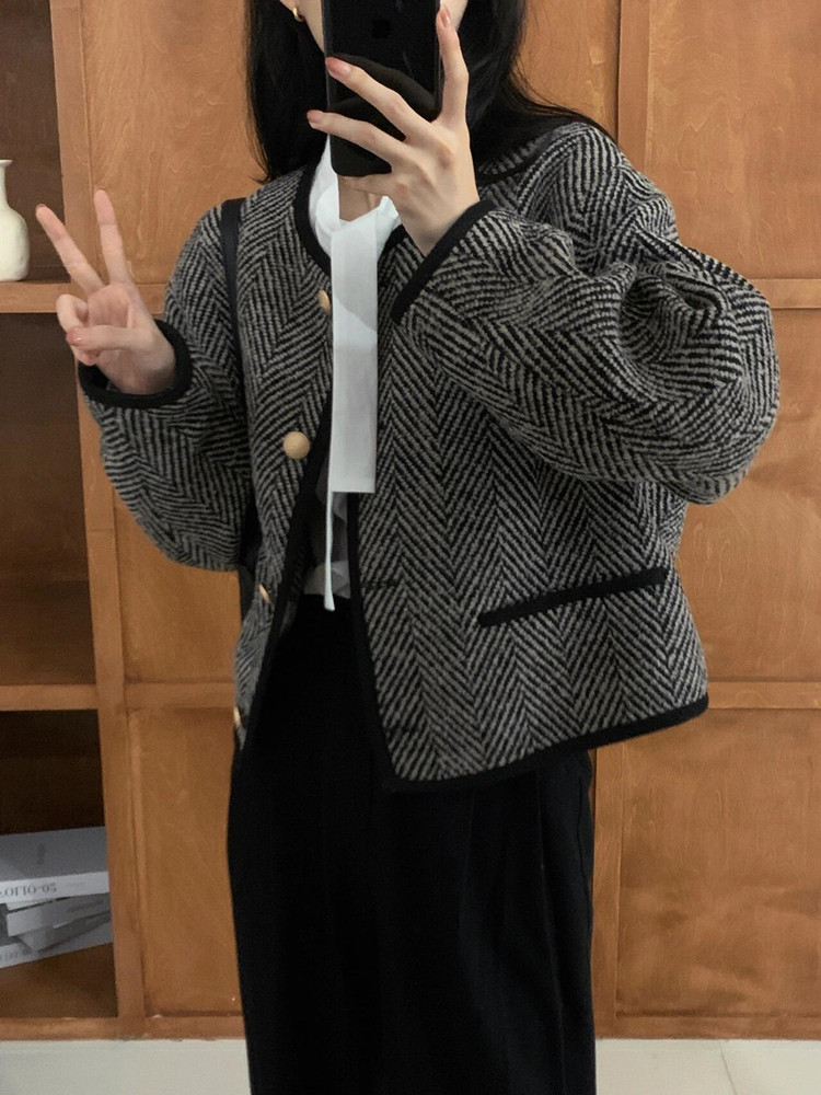 French socialite small fragrant style jacket for women, spring and ...