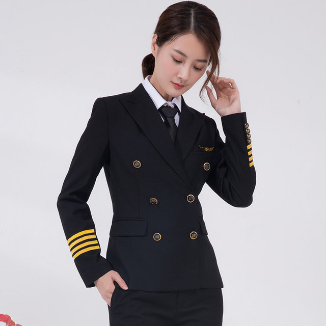 Functioner Professional suit Jacket Captain Aviation Uniform Female ...