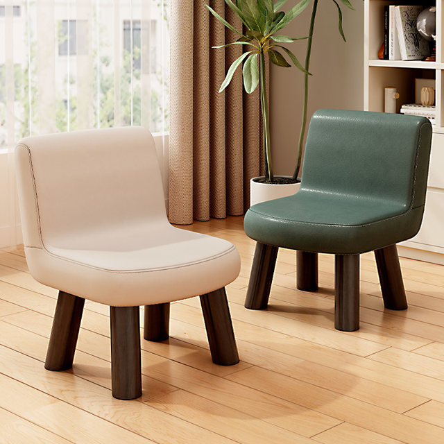 Small stool, household low stool, back chair, living room small stool ...