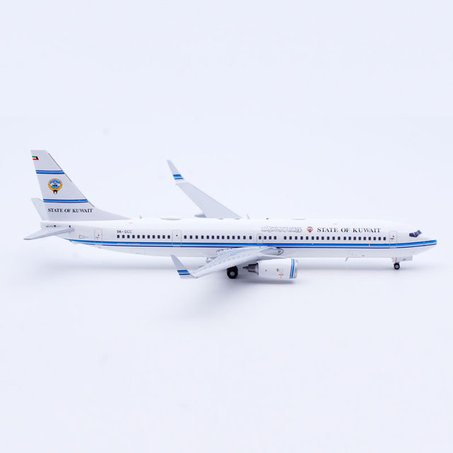 JCWINGS1/200 alloy aircraft model Kuwait Airlines B737-900ER9K-GCC