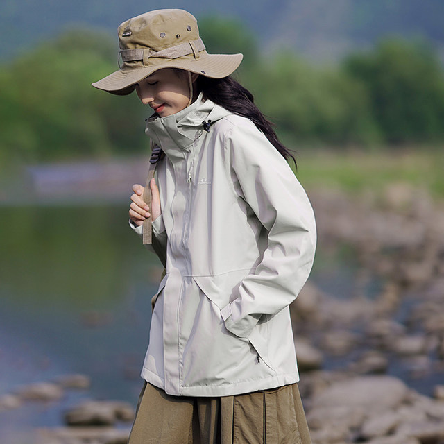Pathfinder outdoor small men's jacket women's three-in-one waterproof ...