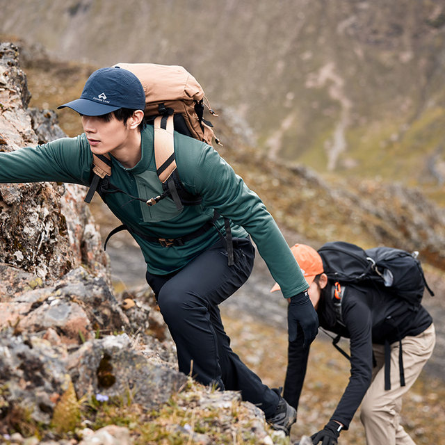 Pathfinder lightweight half-zip fleece men's 2024 autumn new warm ...