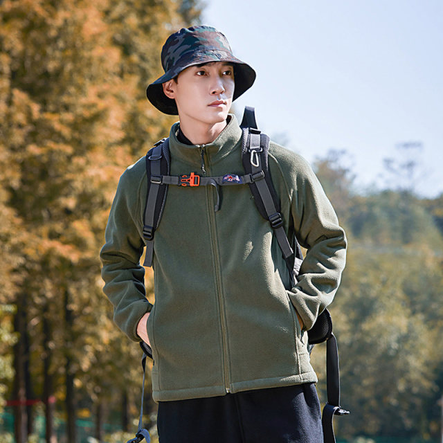 Pathfinder Polar Fleece Jacket Men's Autumn Fleece Jacket Double-sided ...
