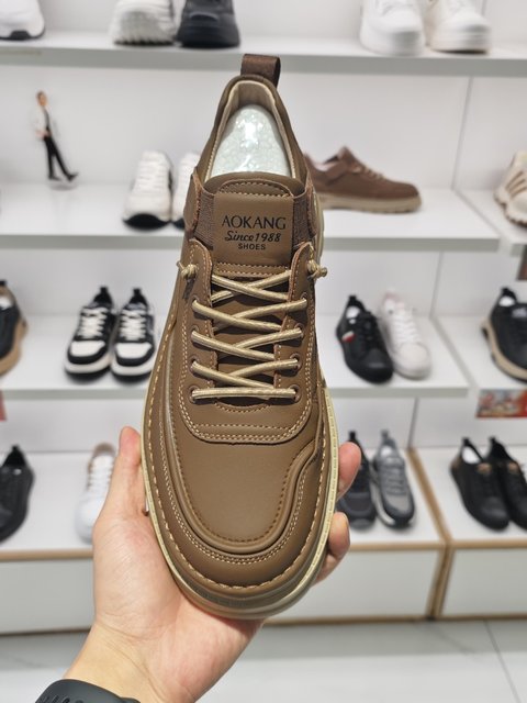 Aocon 2024 autumn men's casual leather shoes 1241422057