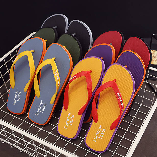 2024 new summer flip flops outdoor wearing sandals on the beach trendy ...