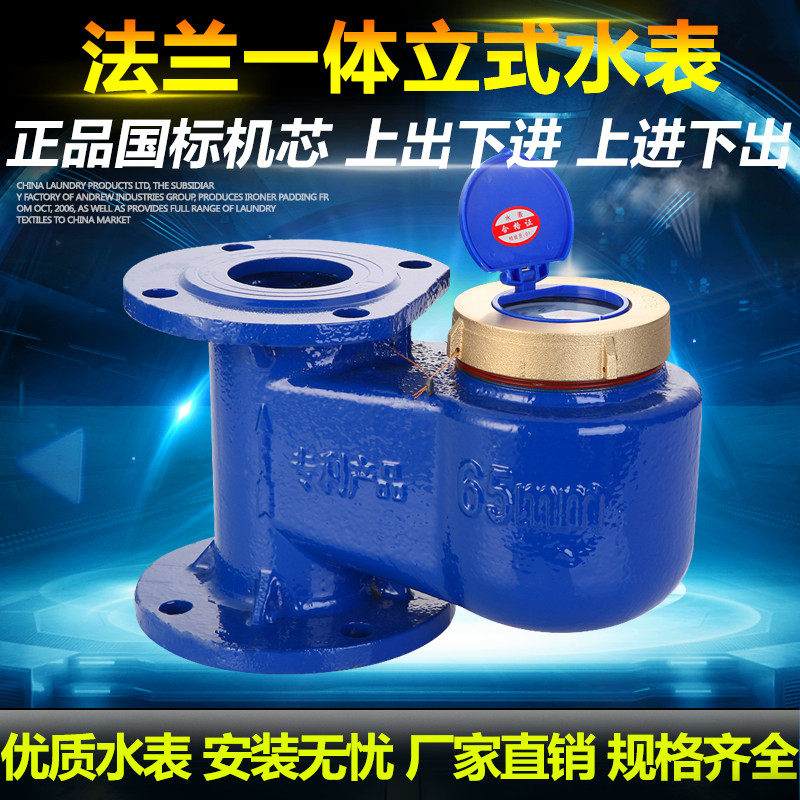 Rotor Flange Vertical Water Meter for Cold and Hot Water Integration