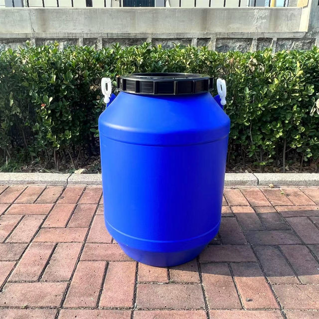 Thicked 60kg plastic barrel food -grade barrel storage bucket 60L liter ...
